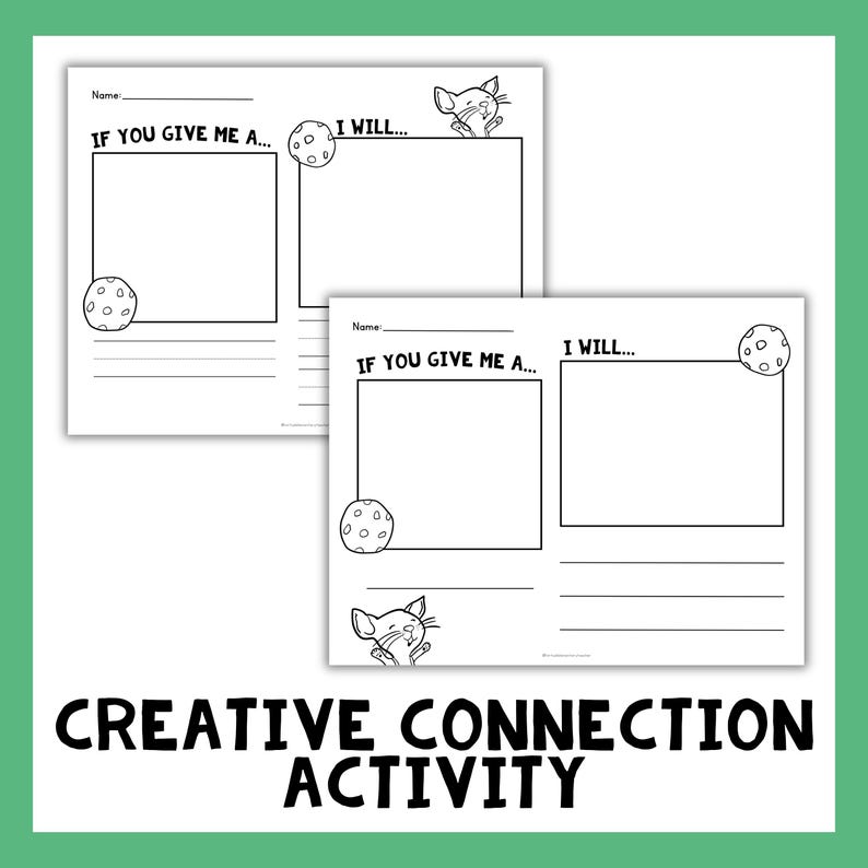 If You Give a Mouse a Cookie Writing Worksheets (PDF) - Etsy