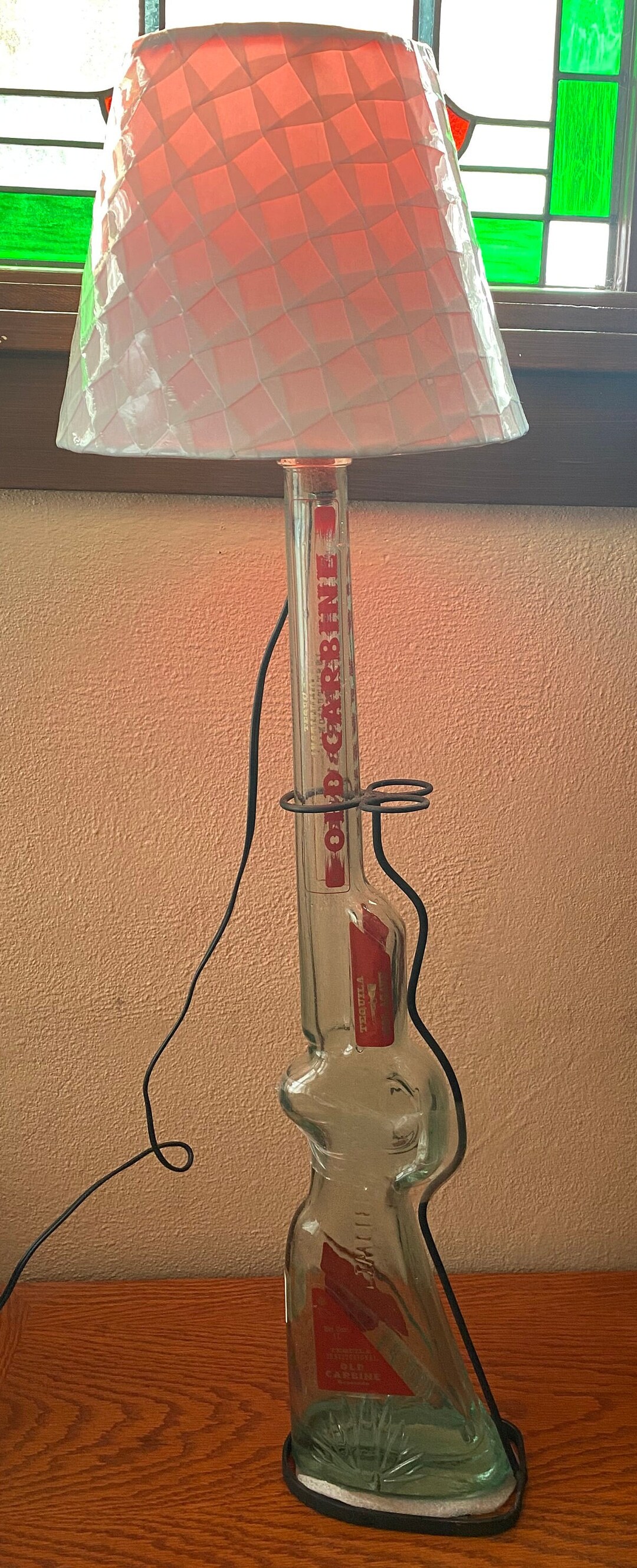 Glass Tequila Shotgun Lamp - Etsy