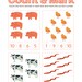 10 Page Count and Mark Animal Digital Worksheets - Etsy