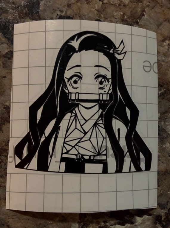 Nezuko Vinyl Sticker | Etsy