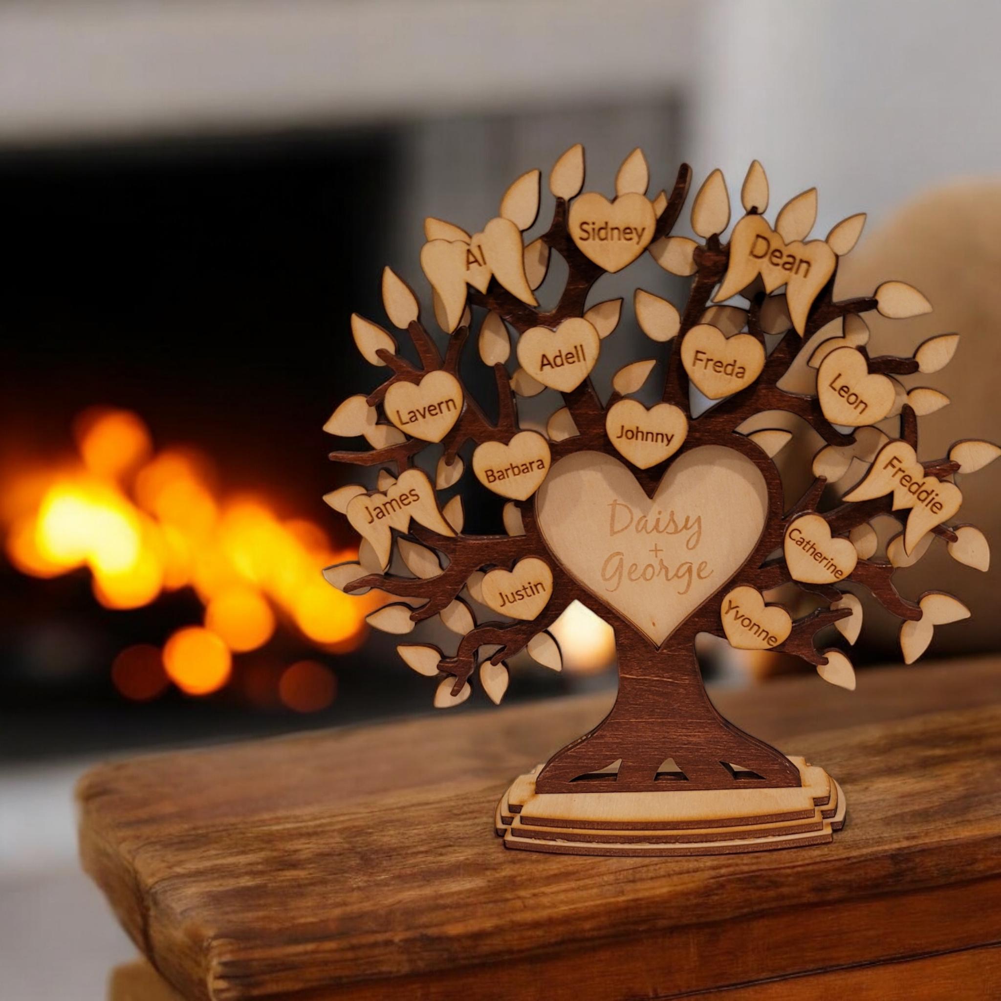 Unique Custom Family Tree With Stand - Cherish Your Loved Ones and Lets ...