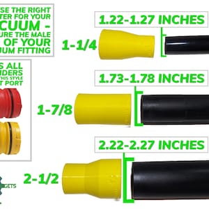 1-7/8" Shop Vac Adapter for Dewalt Random Orbital Sander - 100% USA ...