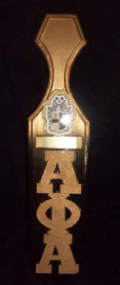 Alpha Phi Alpha Solid Trophy Paddle - Etsy
