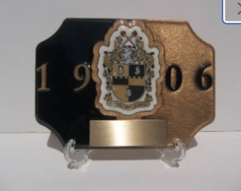 Alpha Phi Alpha Two Tone Desk Trophy - Etsy