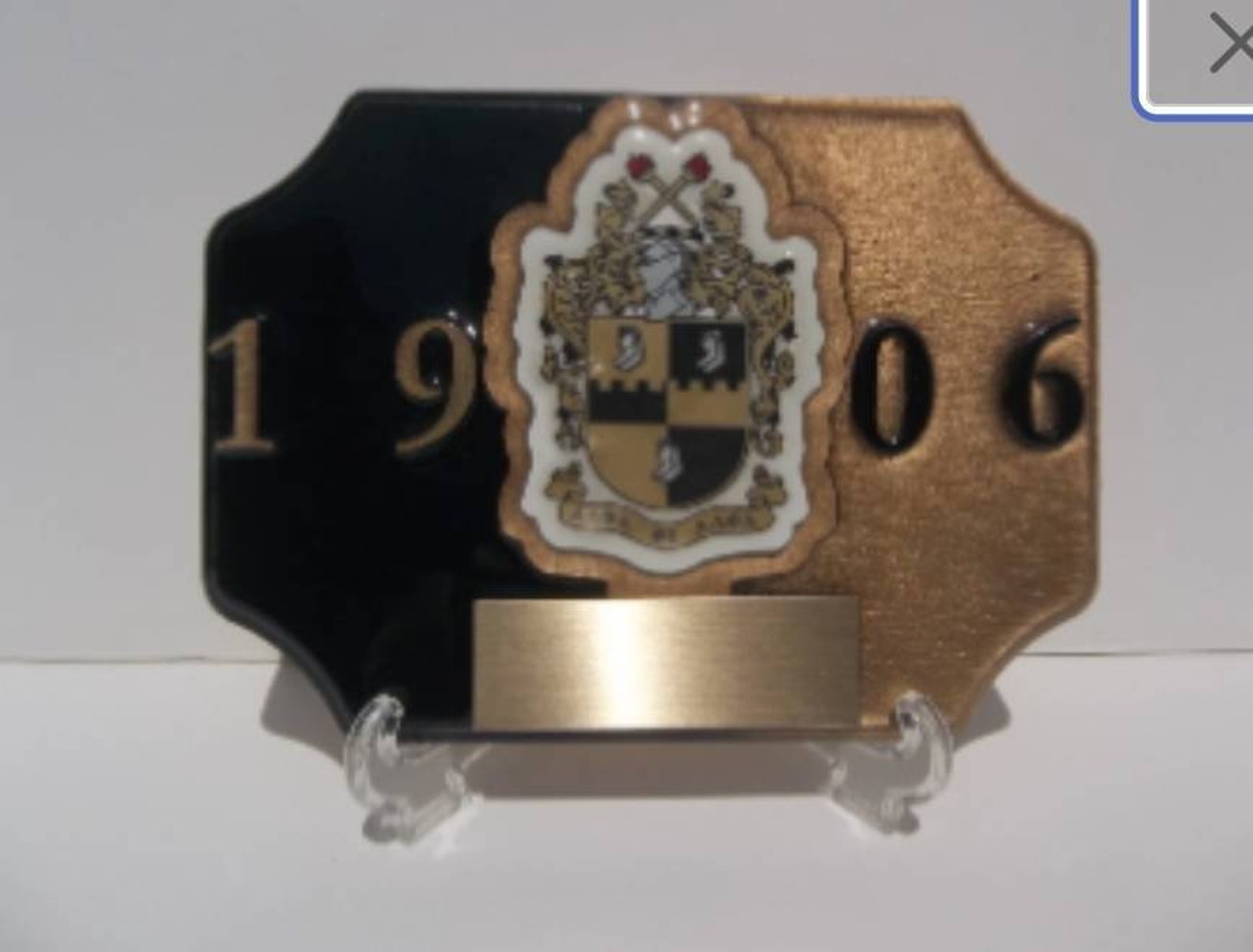 Alpha Phi Alpha Two Tone Desk Trophy - Etsy