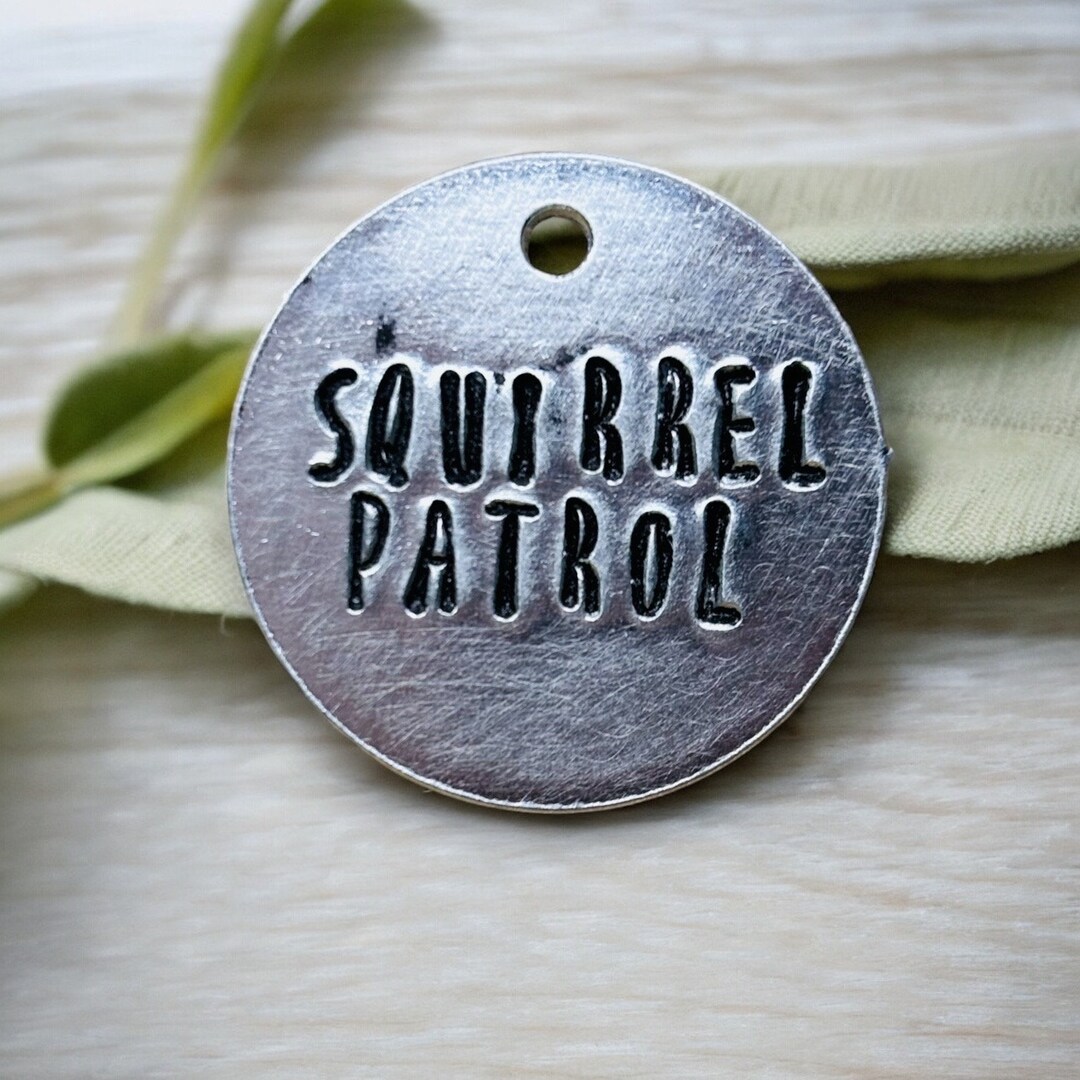 Squirrel Patrol Dog Tag - Etsy