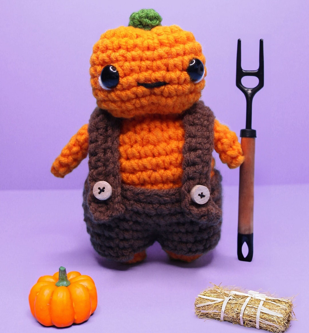 Hubert Pumpkin Pattern (crochet Amigurumi Plushie) - Etsy