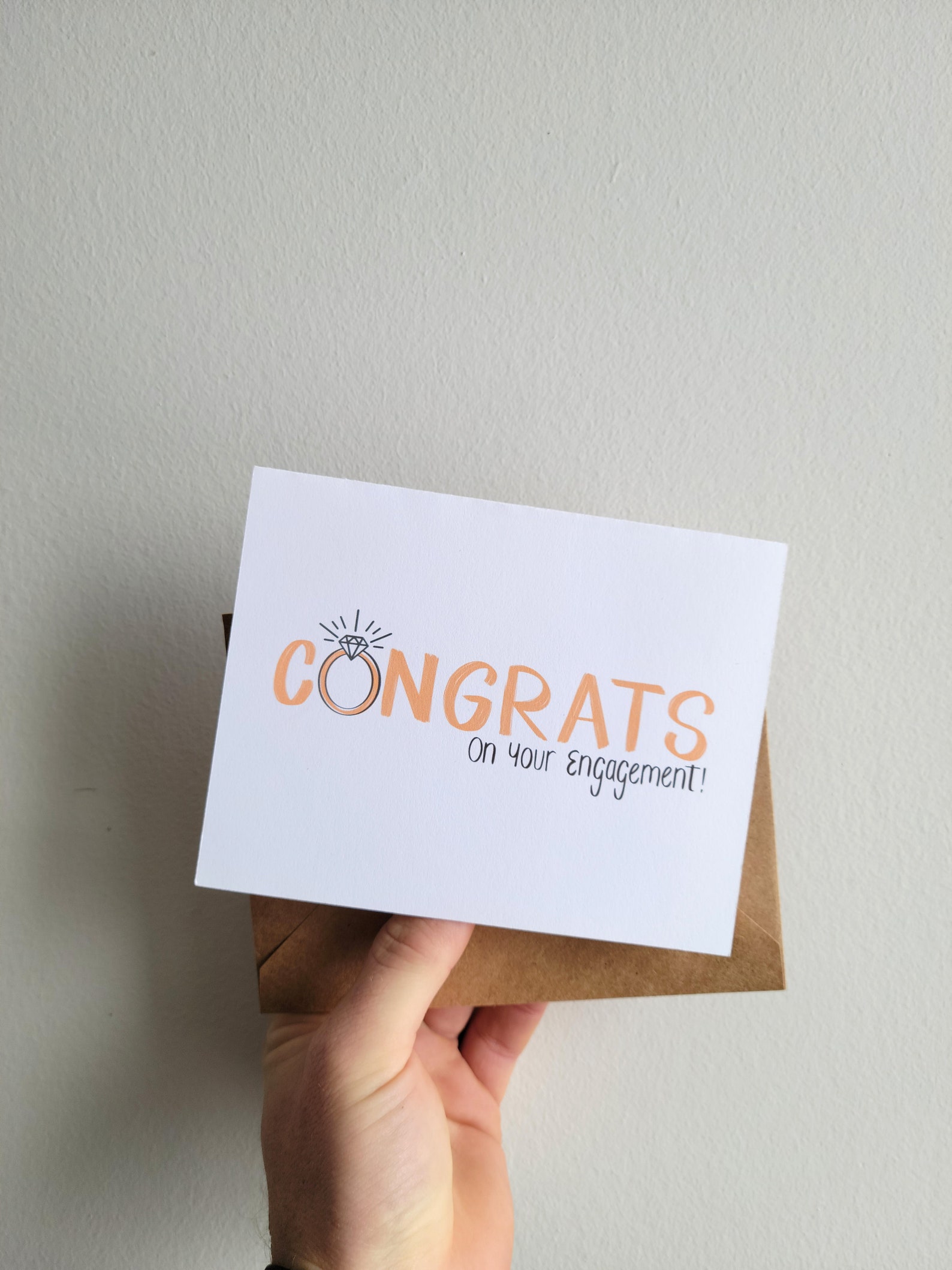 Printable Engagement Card Congratulations, Instant Download Engagement ...