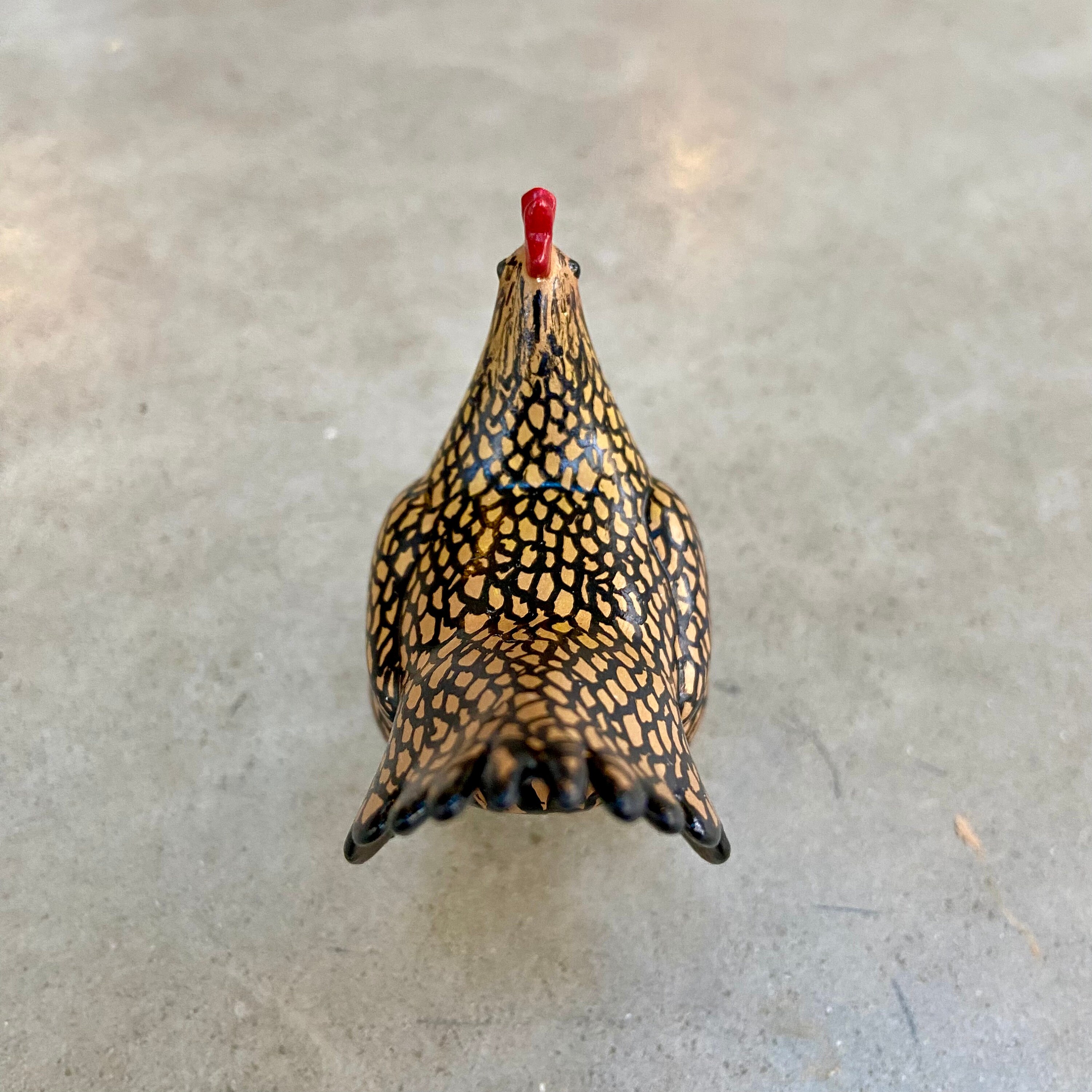 Golden Laced Wyandotte Hen Figure or Ornament Hand Painted - Etsy
