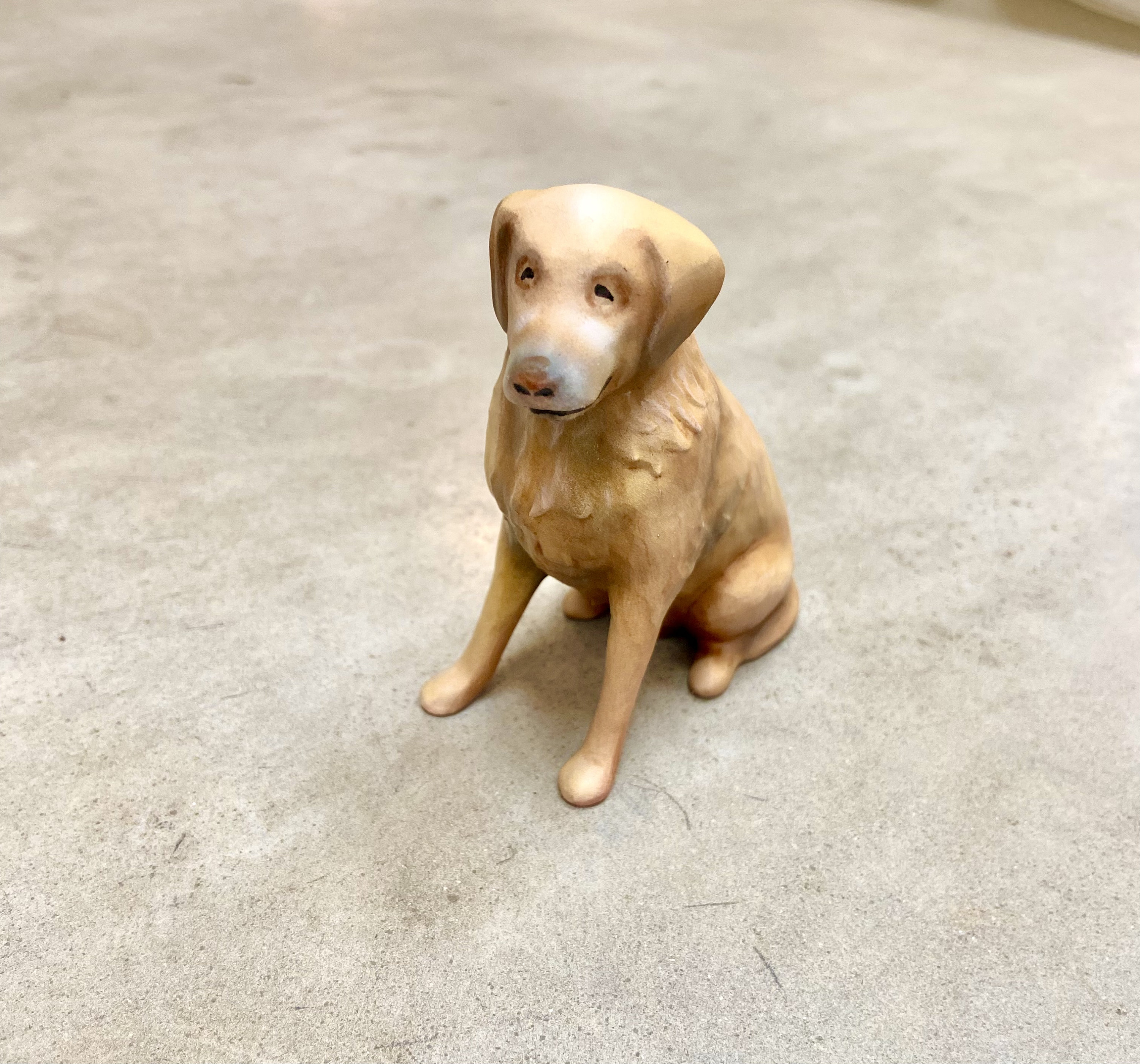 Golden Retriever Figurine Hand Painted - Etsy