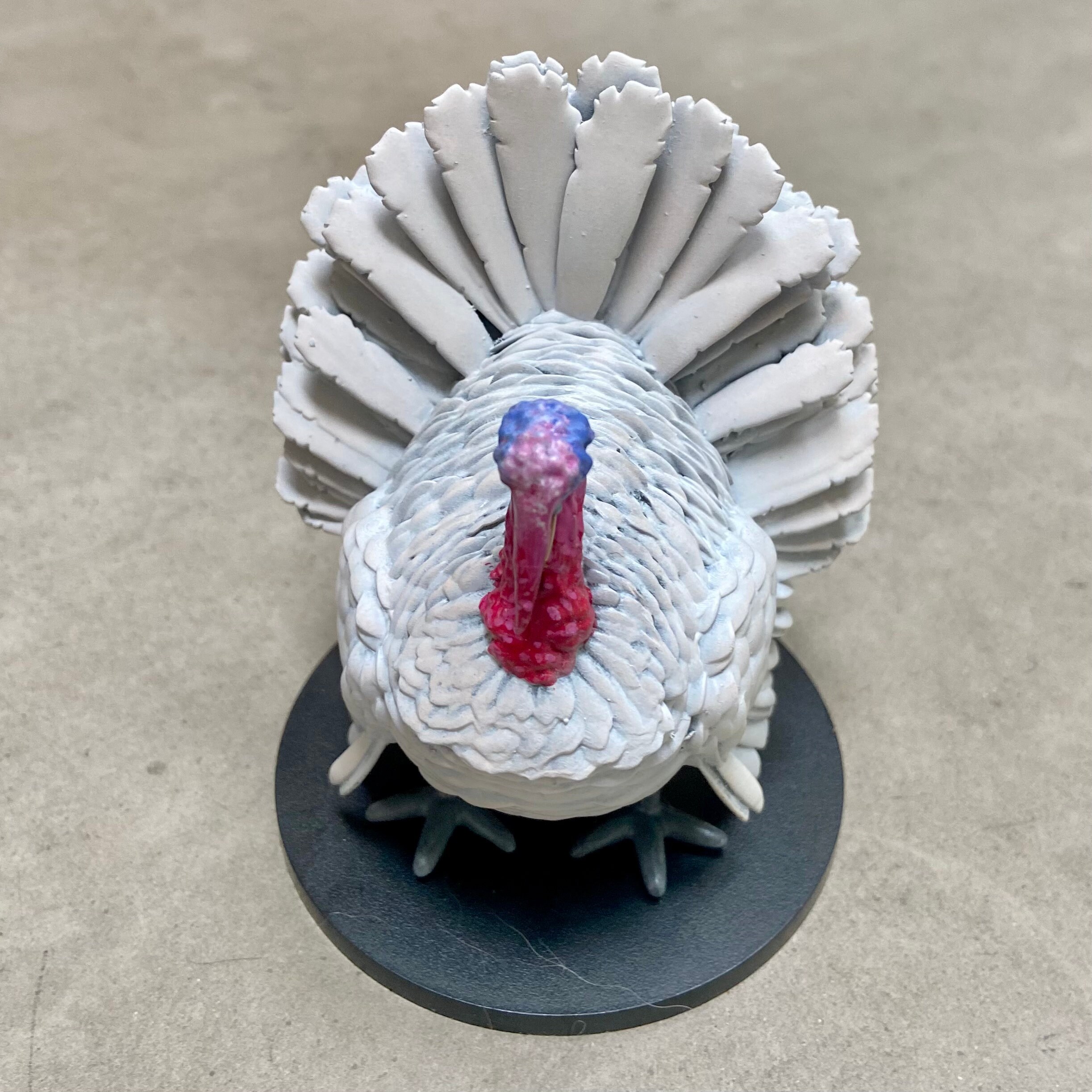 White Holland Turkey Figure - Etsy