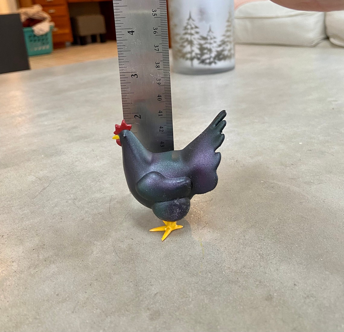 Partridge Cochin Hen Figure or Ornament - Hand Painted - Etsy