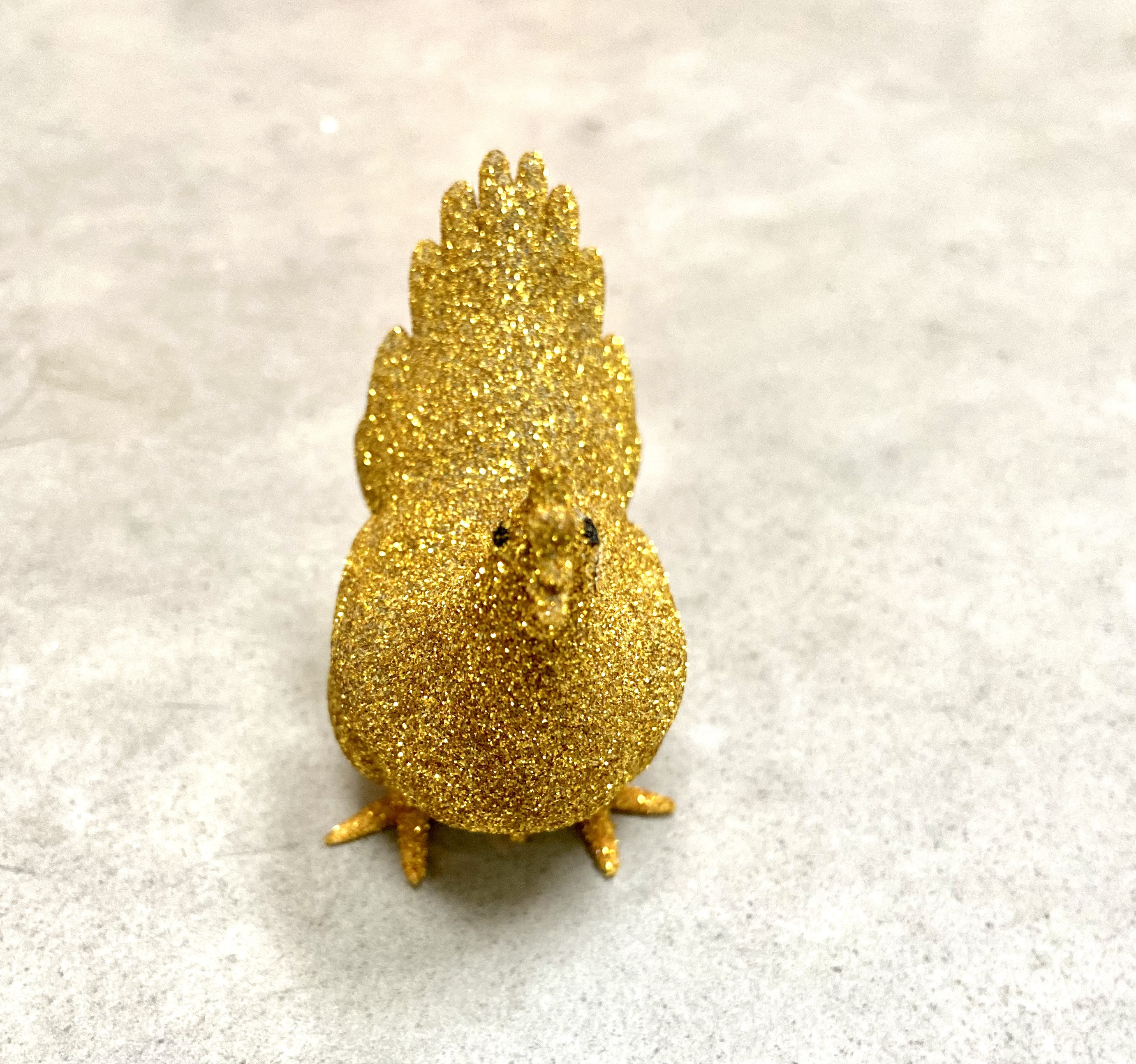 Gold Glitter Hen - Etsy