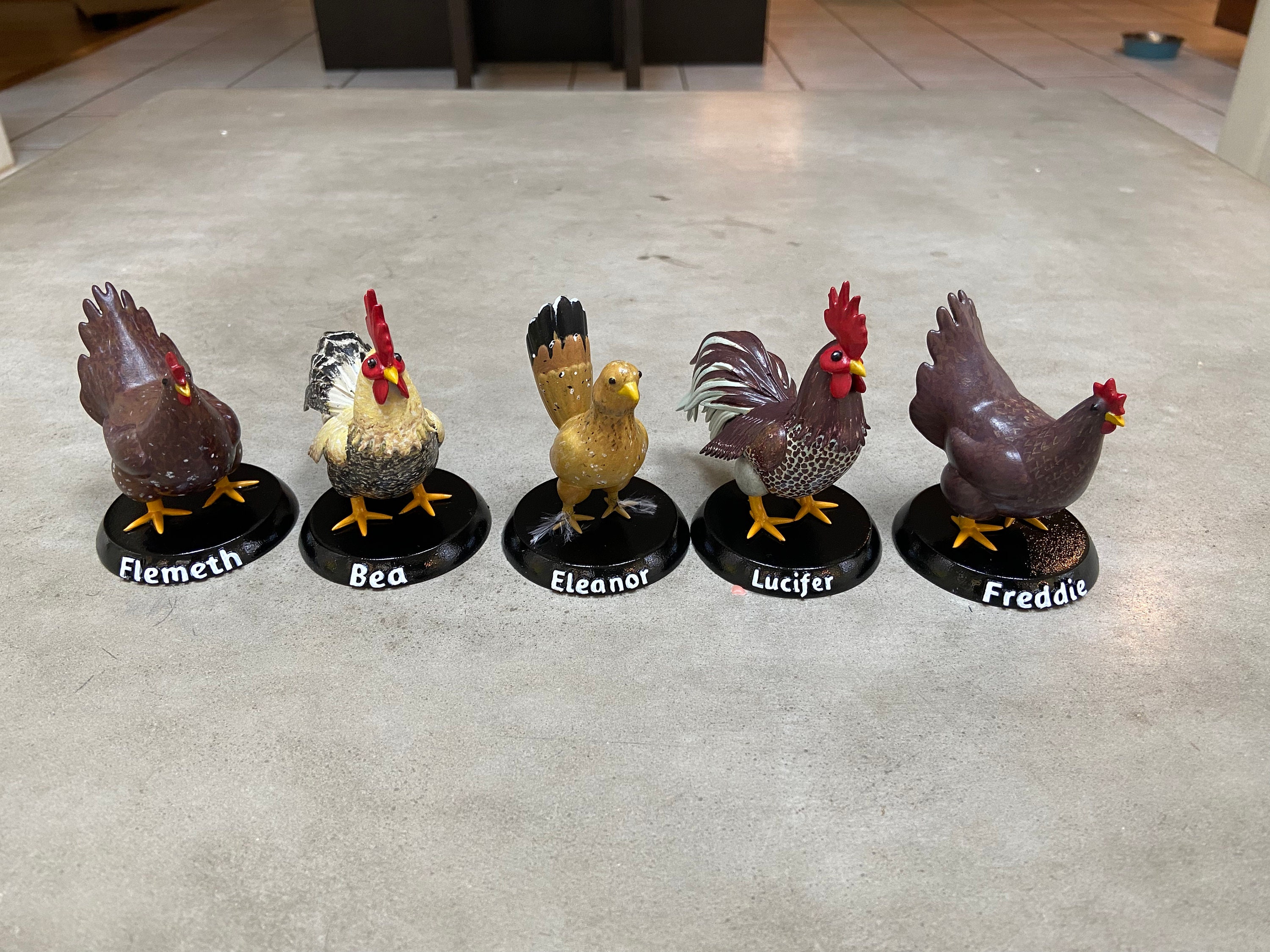 Partridge Cochin Hen Figure or Ornament Hand Painted - Etsy