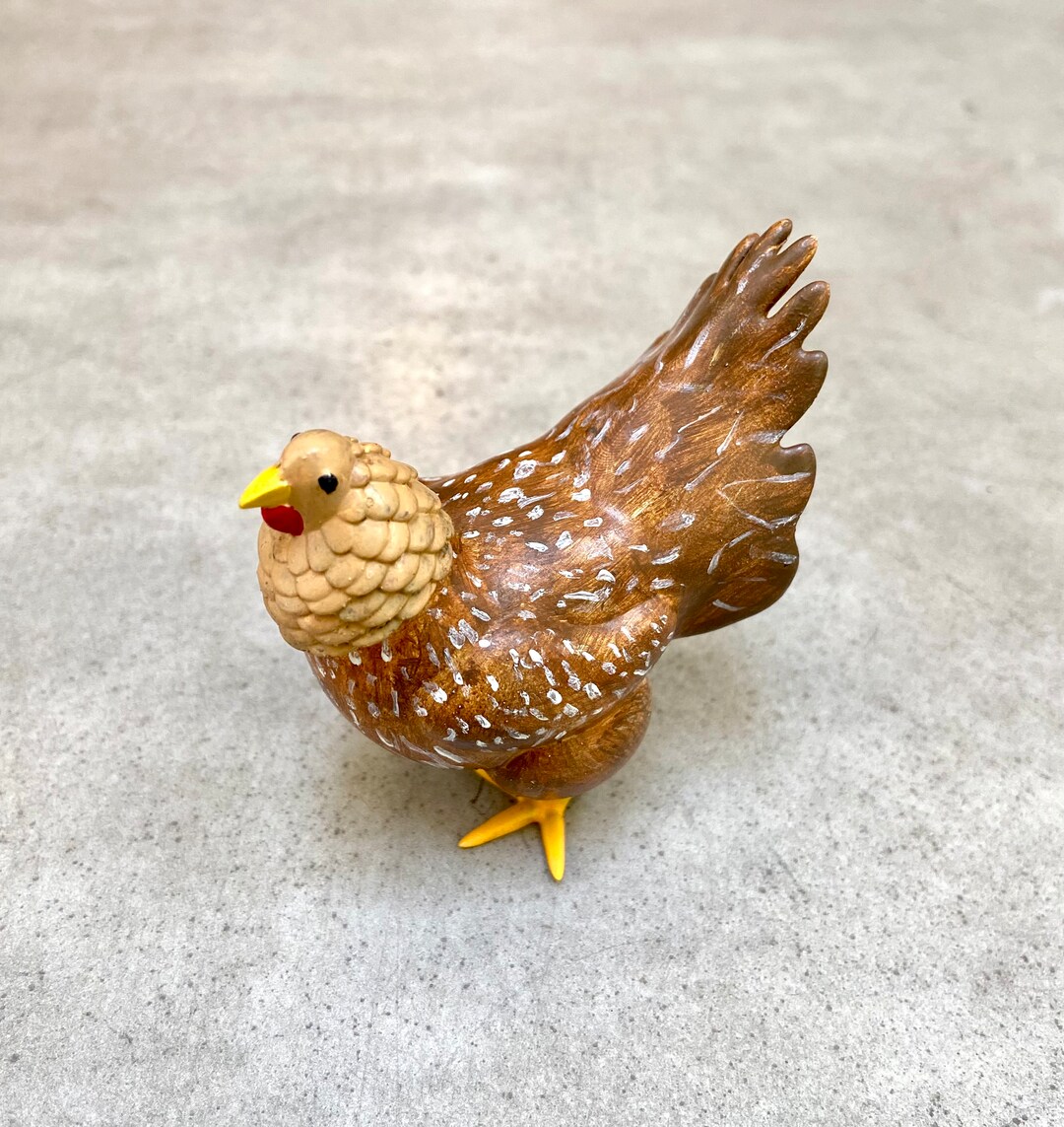 Detailed Ameraucana, Easter Egger Hen Figure - Hand Painted Chicken - Etsy