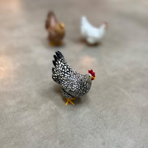 Silver Laced Wyandotte Hen Figure or Ornament - Hand Painted Chicken - Etsy