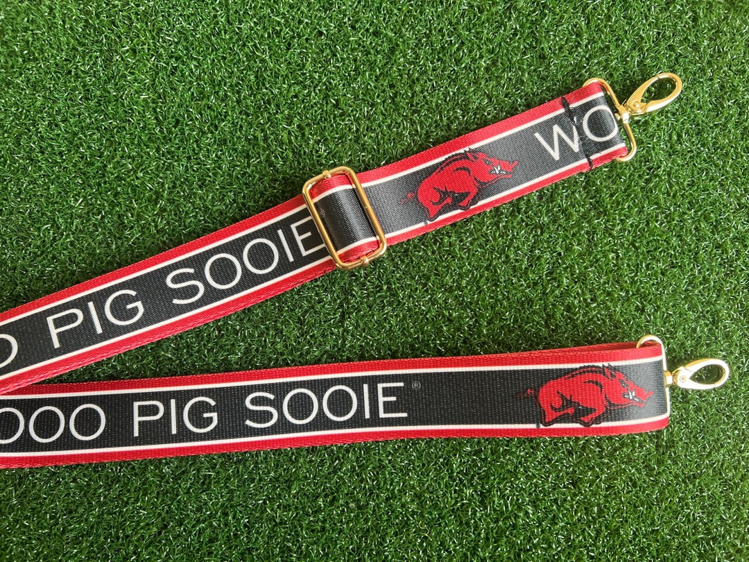 Wooo Pig Sooie Bag Strap, Officially Licensed Arkansas Razorbacks Purse ...