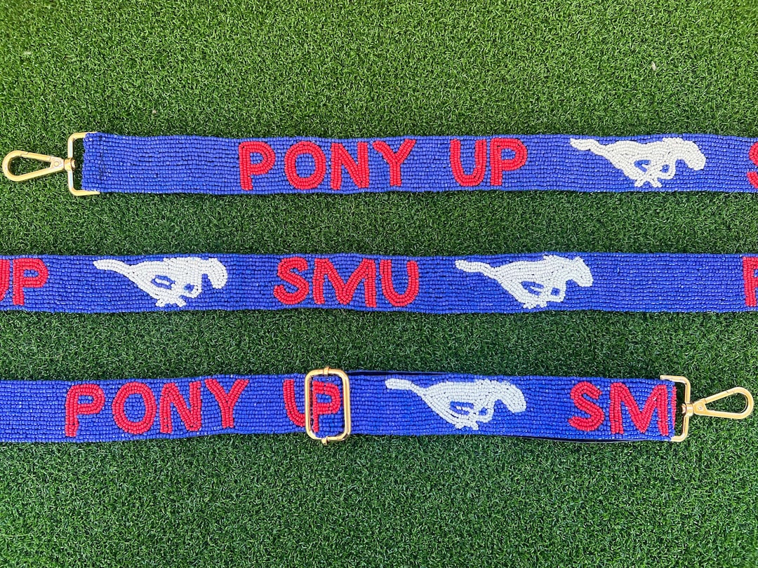 SMU Bag Strap, Pony up Bag Strap, Officially Licensed Southern ...