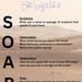 SOAP Bible Study Template: Scripture, Observation, Application, Prayer ...