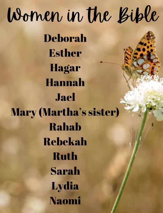 Women in the Bible: Character Study Notes (digital Download) - Etsy
