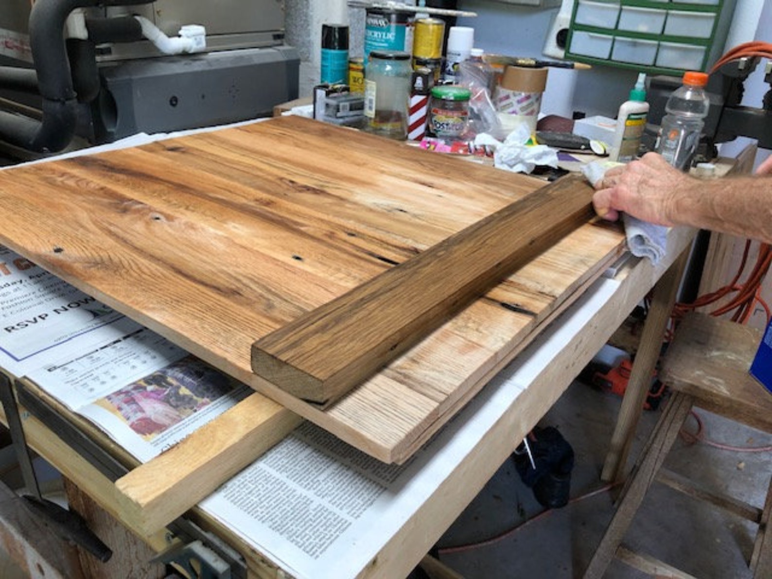 Recylced Wood Pallets Dart Backboard With Horizontal Boards in Classic ...