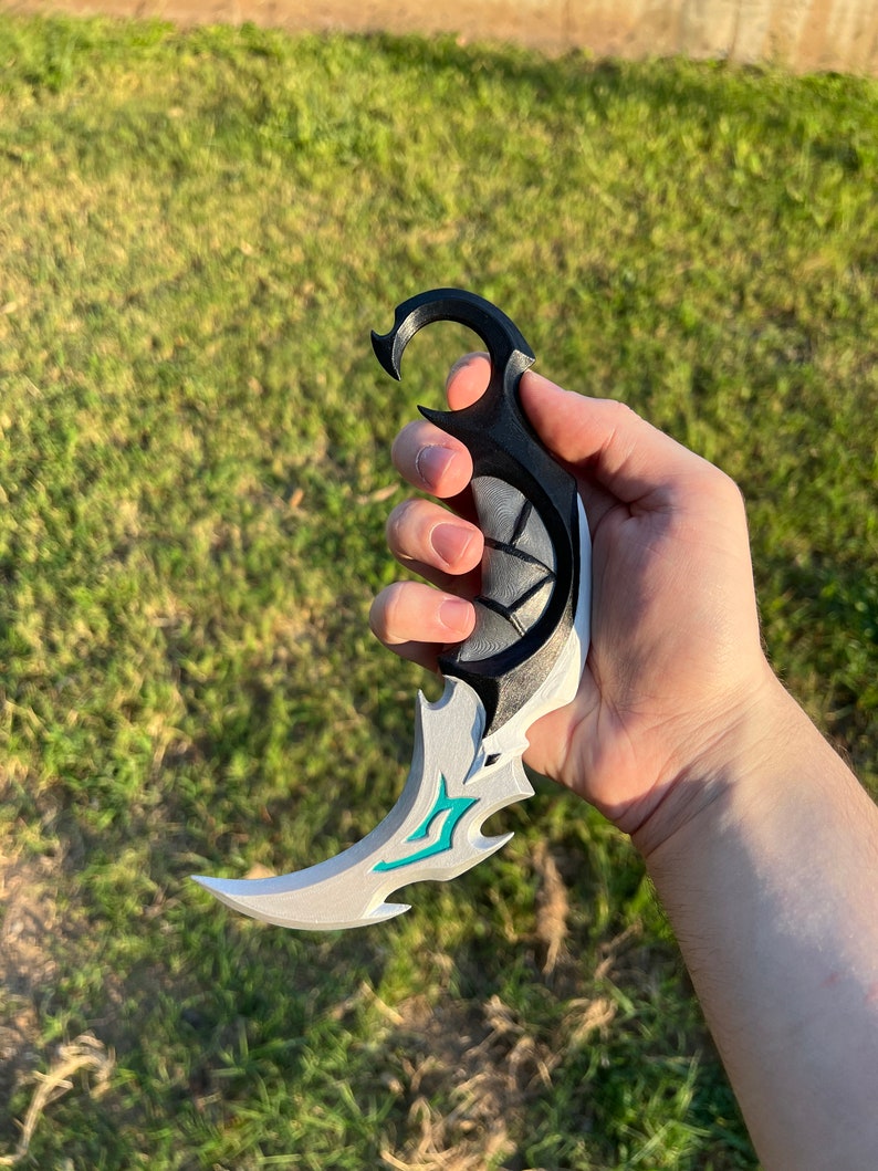 Valorant Reaver Karambit STL OBJ FBX Files - Etsy