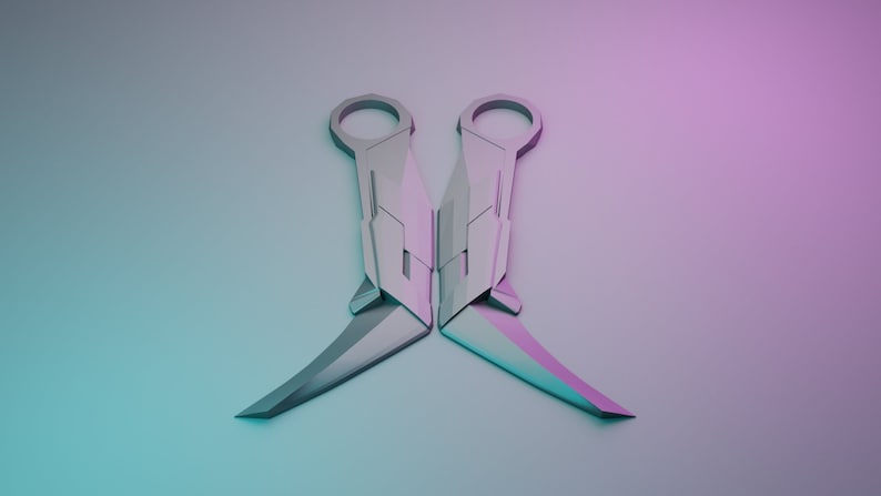Valorant Prime Karambit 2.0 STL OBJ FBX Files - Etsy