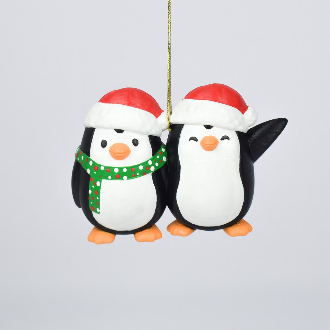 Penguin Tree Ornament | 3D PRINTED | Christmas Tree Ornament ...