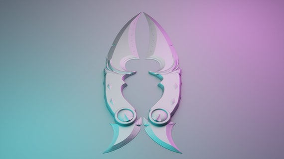 Valorant Ruin Dagger STL OBJ FBX Files | Etsy