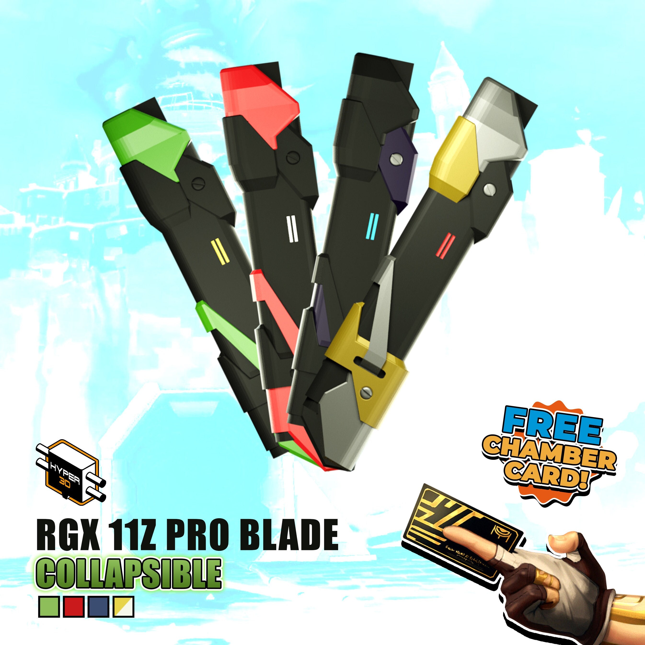 Collapsible Valorant RGX 11Z Pro Blade Level 3 Valorant - Etsy Norway