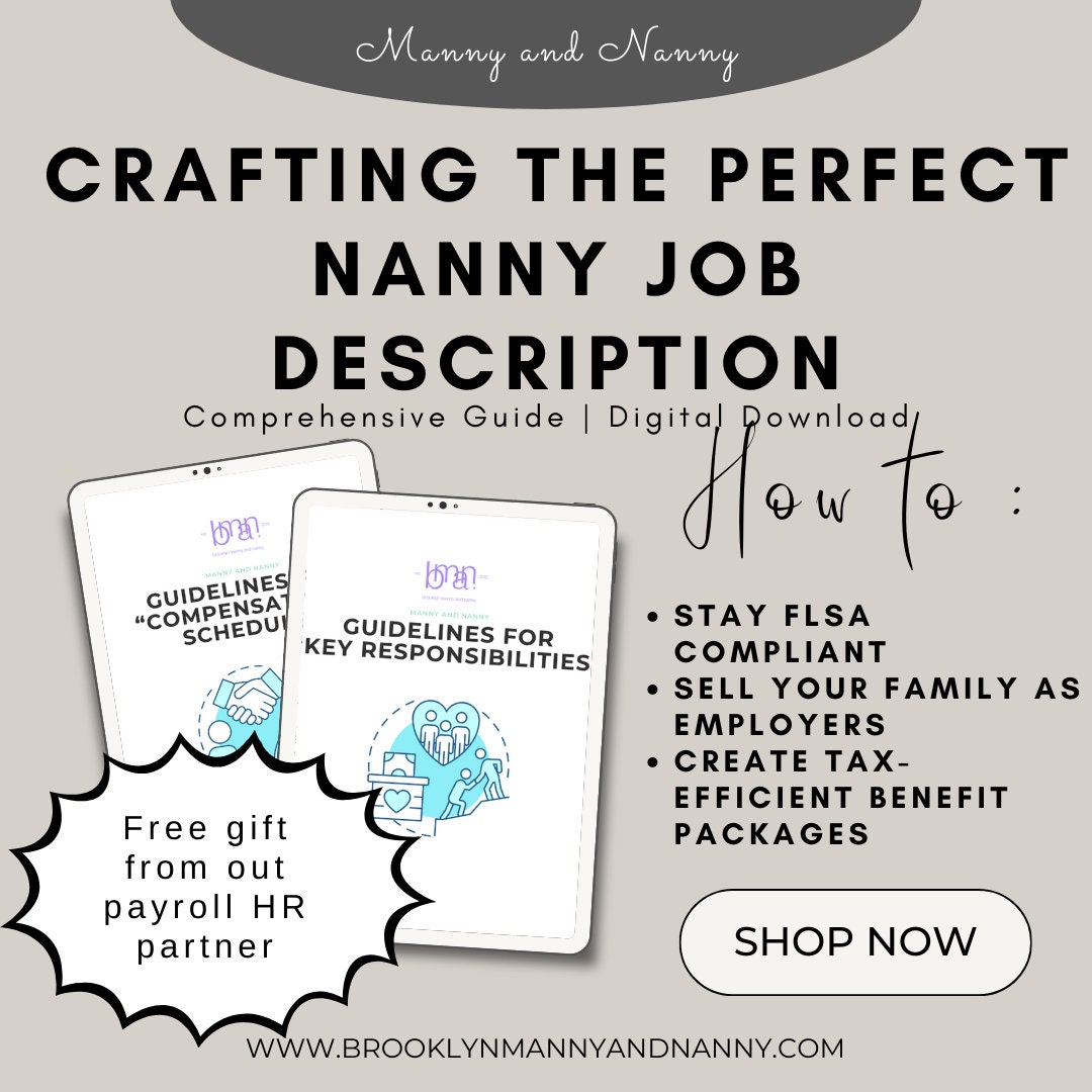 How to Craft the Perfect Nanny Job Description by Prominent NYC Nanny ...