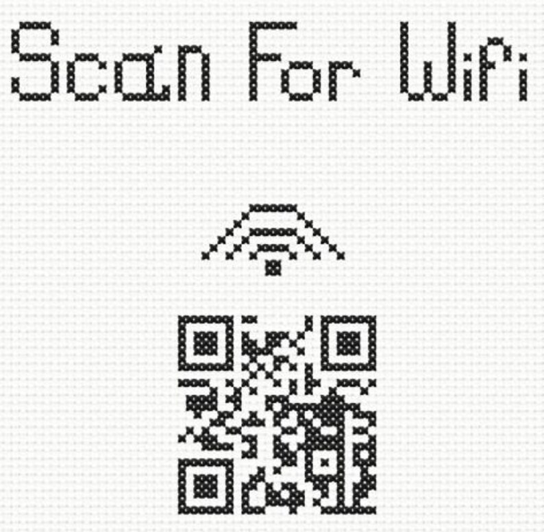 Rick Roll QR Code Counted Cross Stitch (includes 2 Patterns) - Etsy