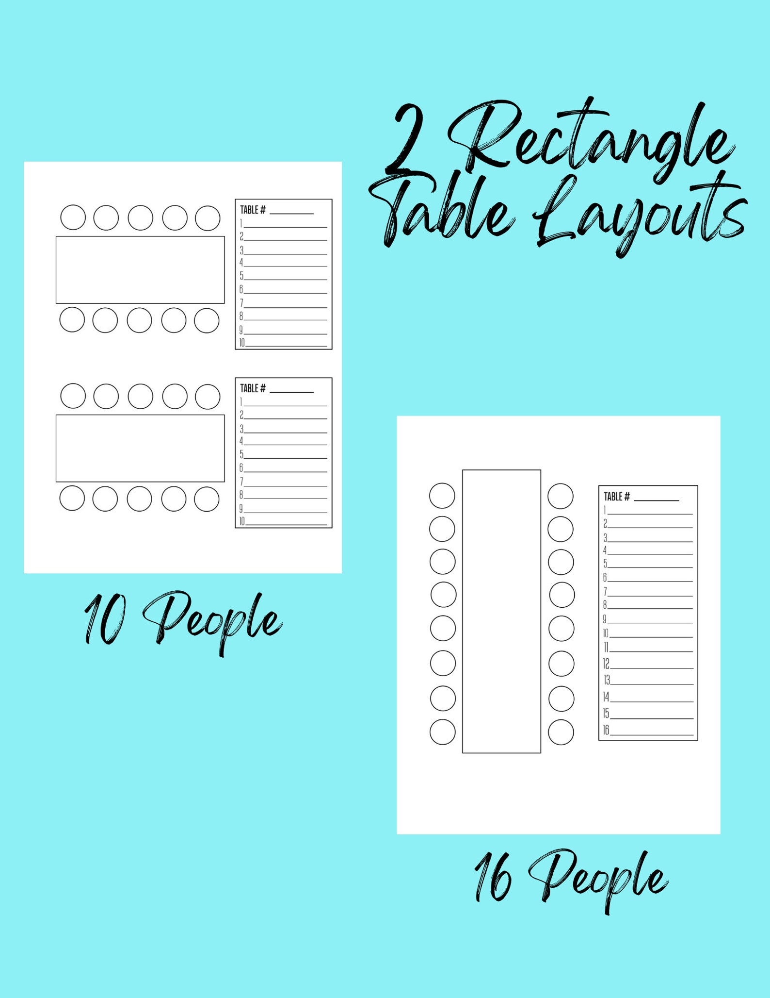 Wedding Seating Chart Planner, Seating Plan, Seating Chart, Seating ...