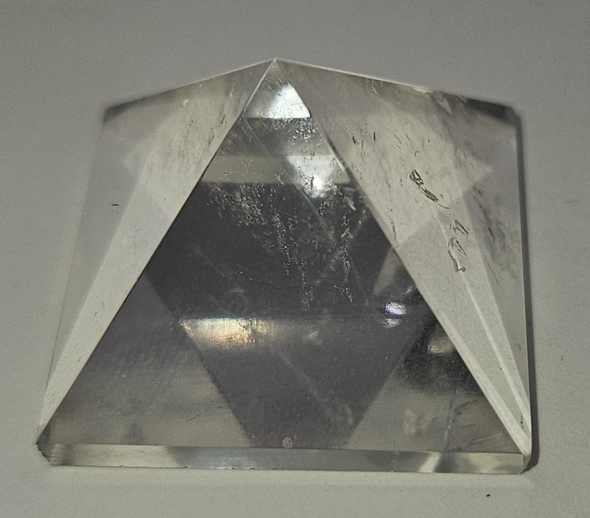 Clear Quartz Crystal Pyramid - Etsy