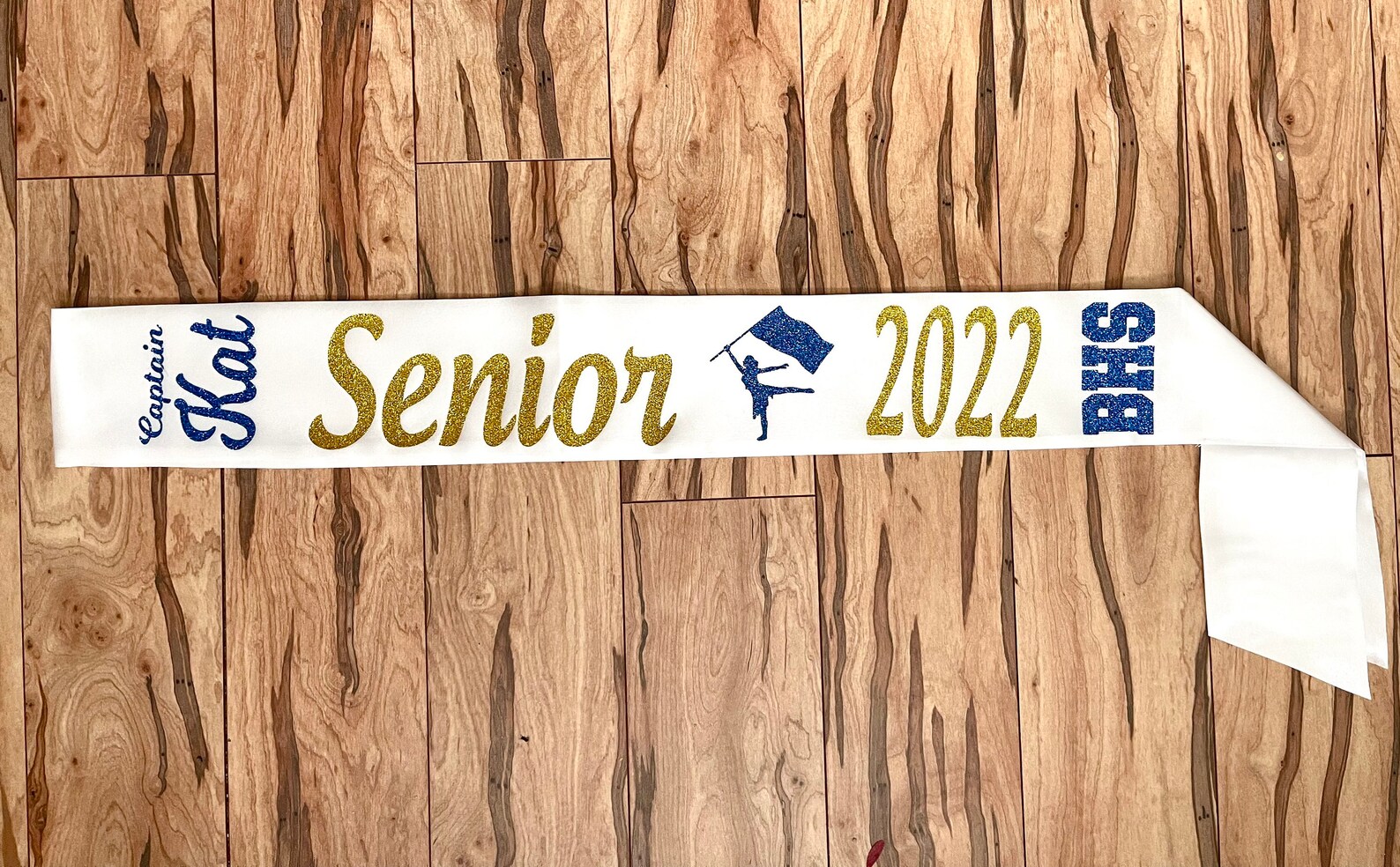 Senior Sash With Name and School Letters - Etsy