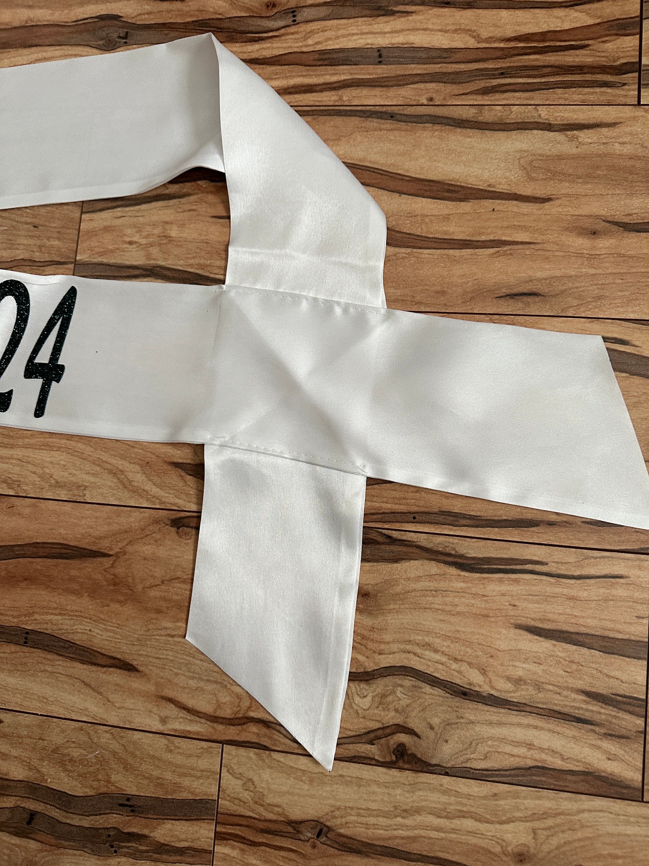 Senior Color Guard Sash With School Letters at the End - Etsy