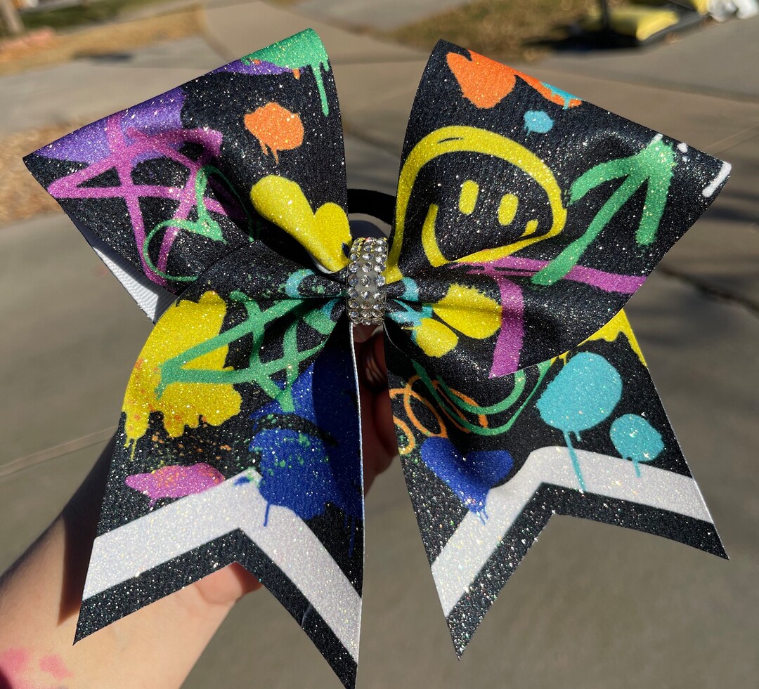 Graffiti Paint Splatter Bow - Etsy