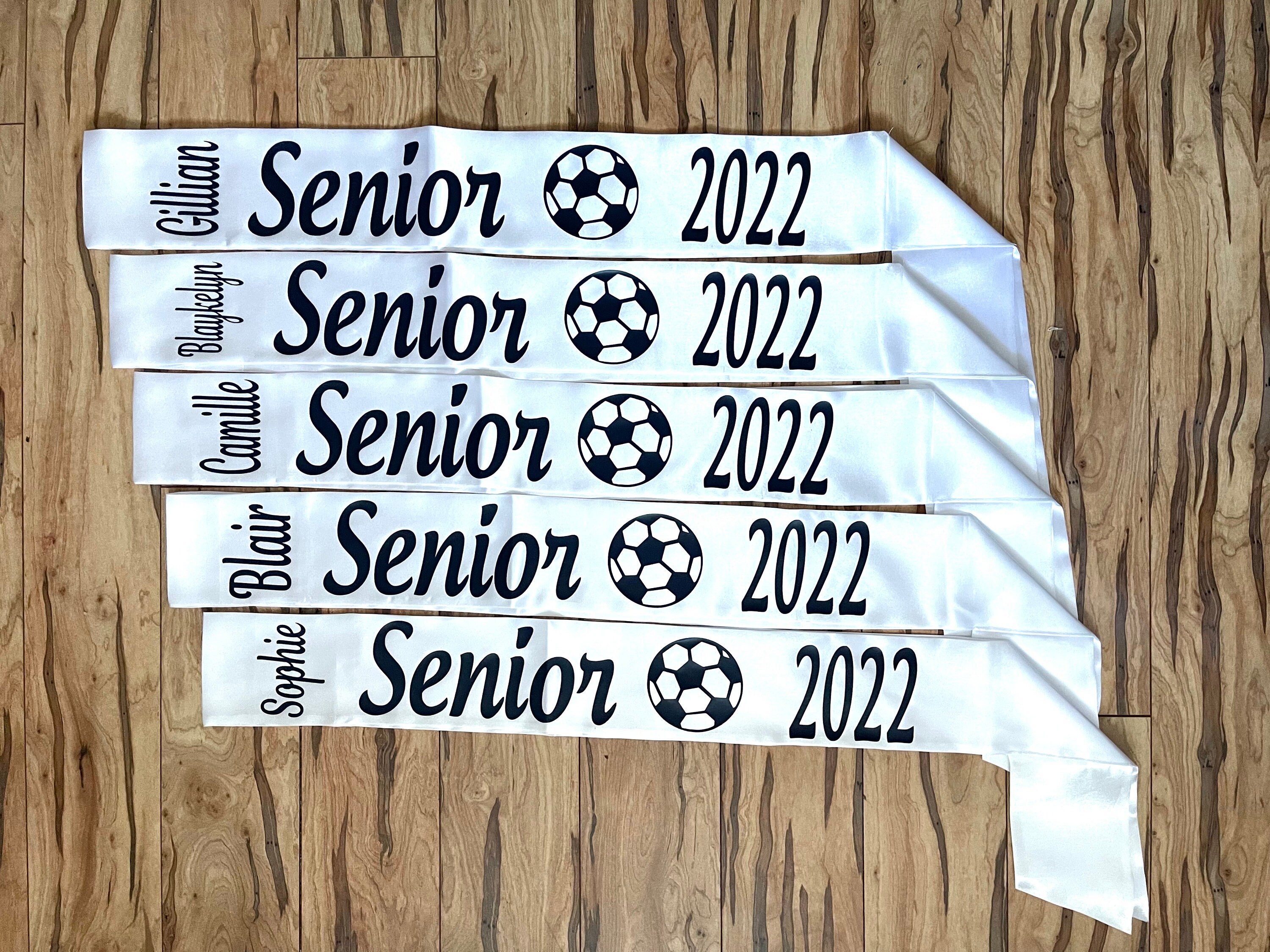 Senior Sash Soccer Theme - Etsy