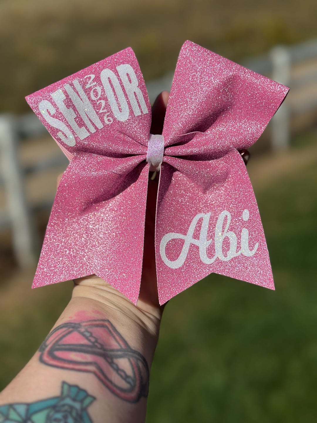 Senior Bow Words to Be All One Color No Alterations - Etsy