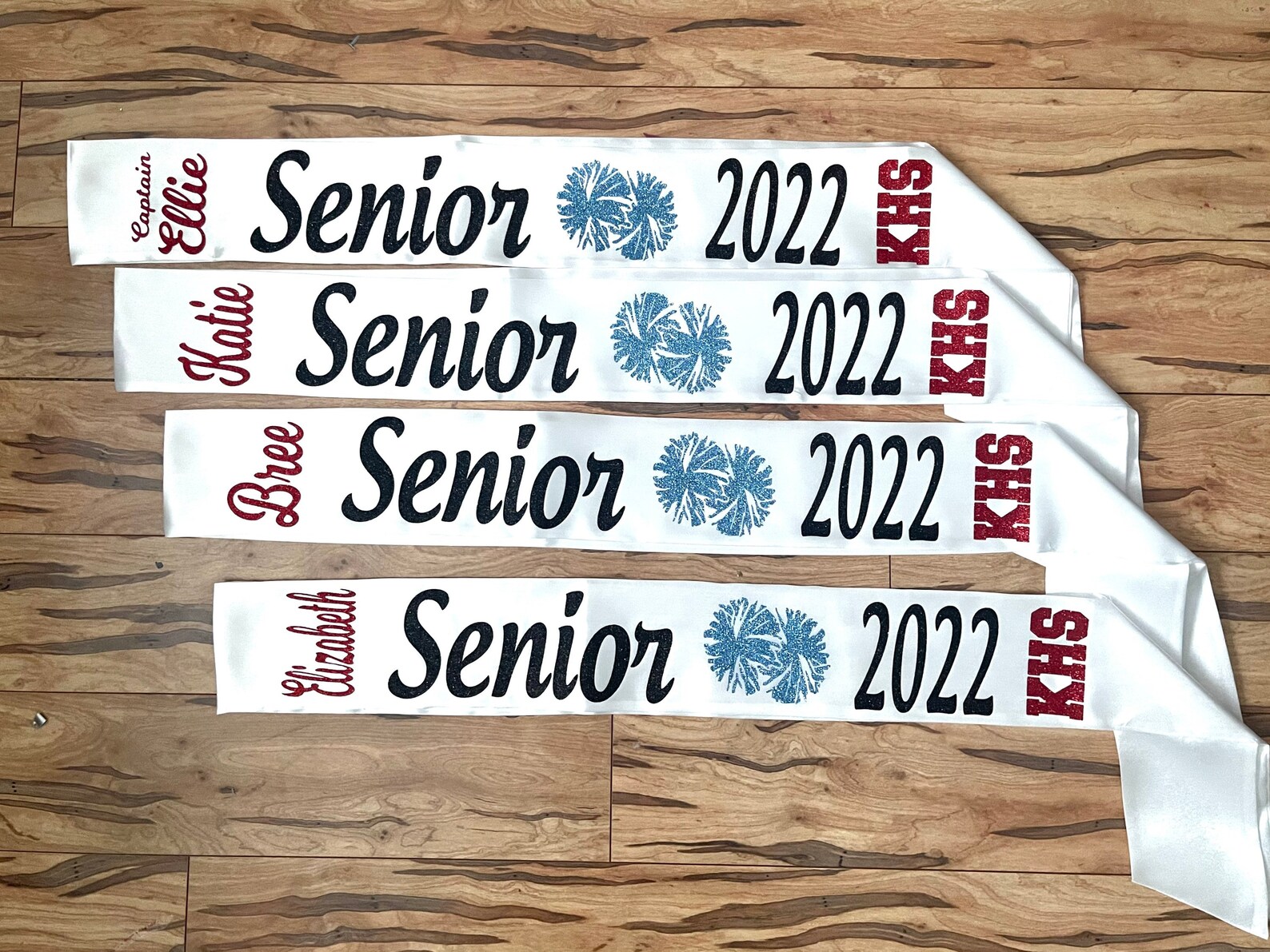 Senior Sash With Name and School Letters - Etsy