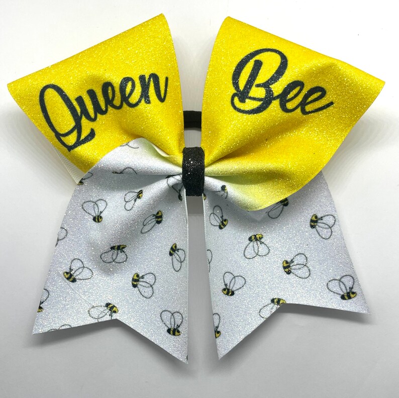 Queen Bee Glitter Bow - Etsy