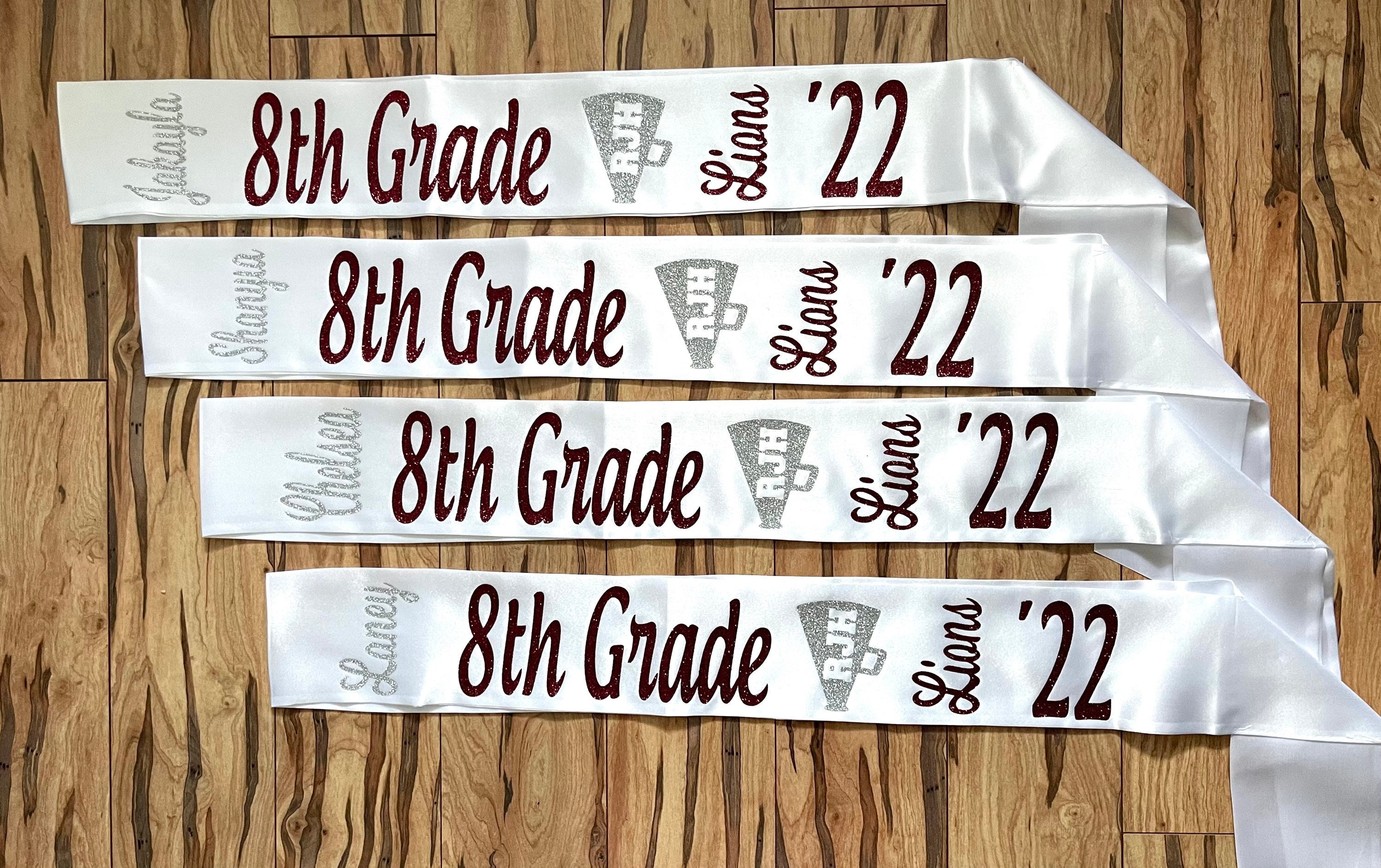 8th Grade Sash - Etsy