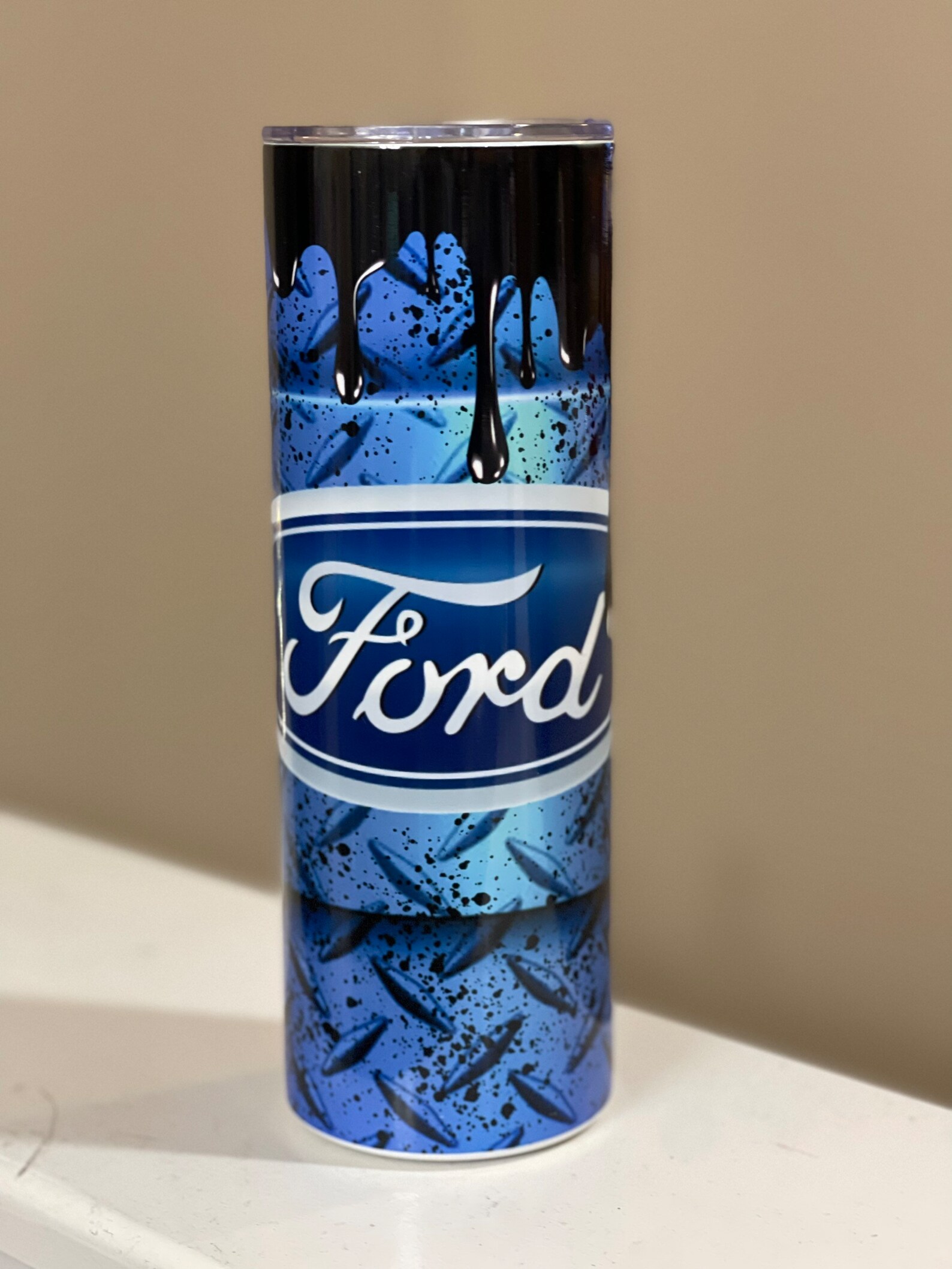 Ford Theme 20 Ounce Stainless Steel Skinny Tumbler Shipping - Etsy