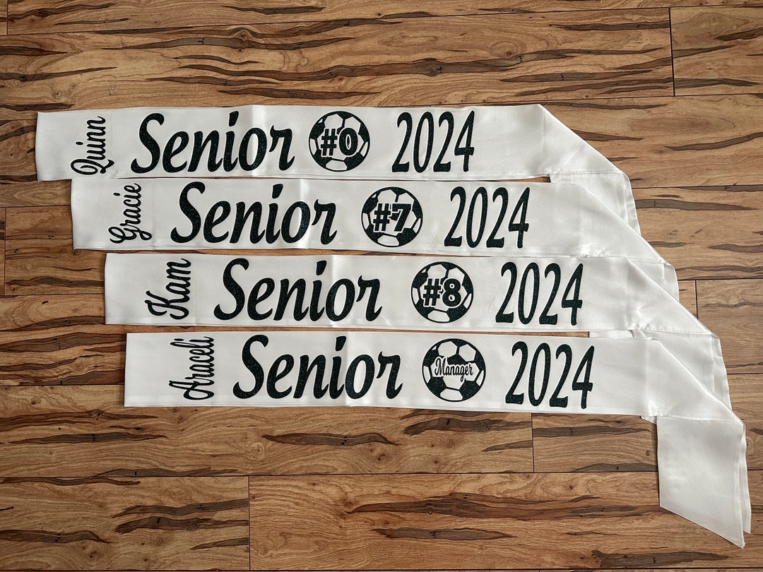 Senior Sash Soccer Theme - Etsy