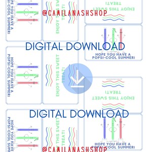 DIGITAL DOWNLOAD* Popsicle Labels - Etsy