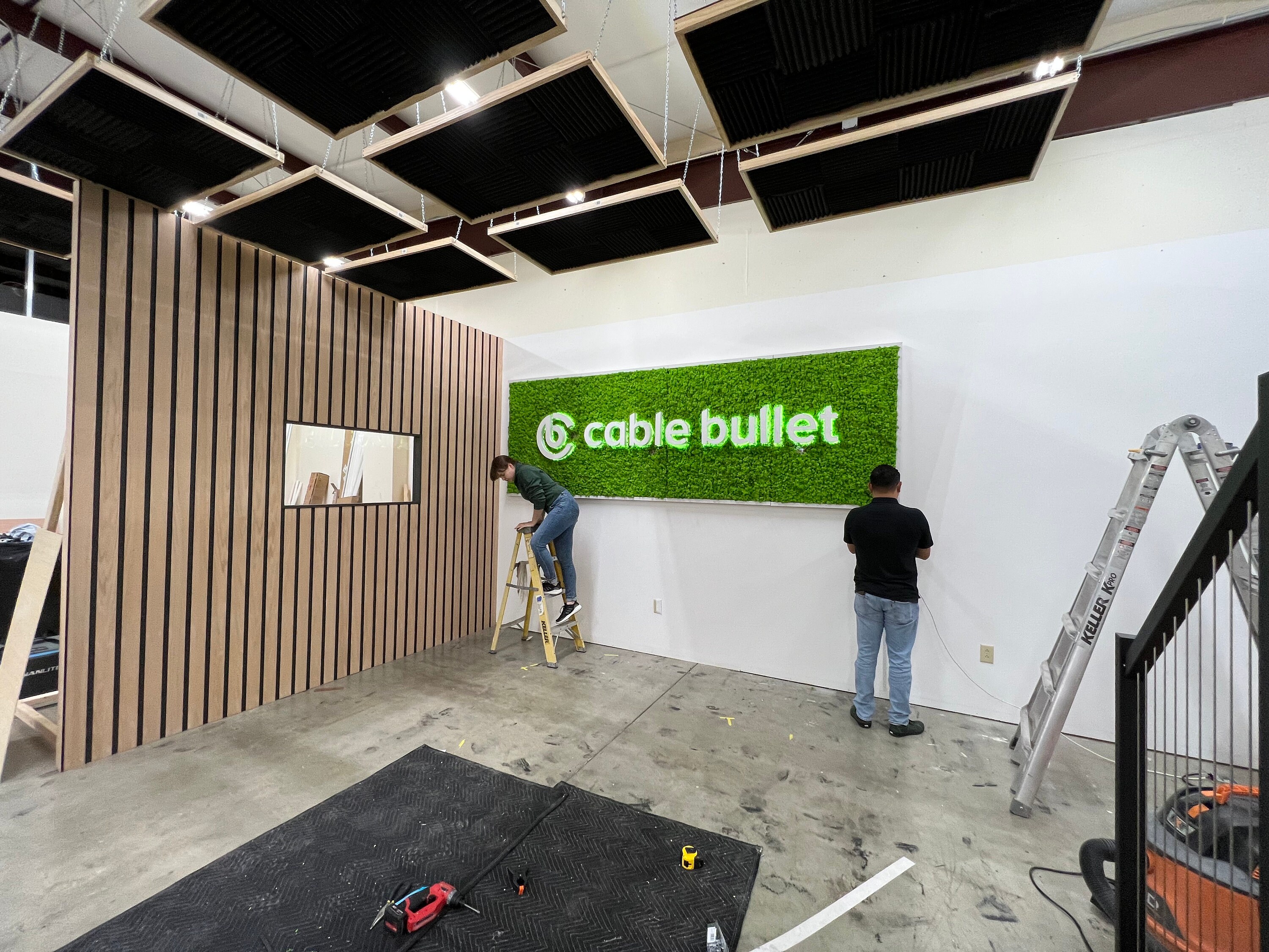 Custom Moss Wall Art, Real Moss Custom Logo Sign, Custom Moss LED Light ...