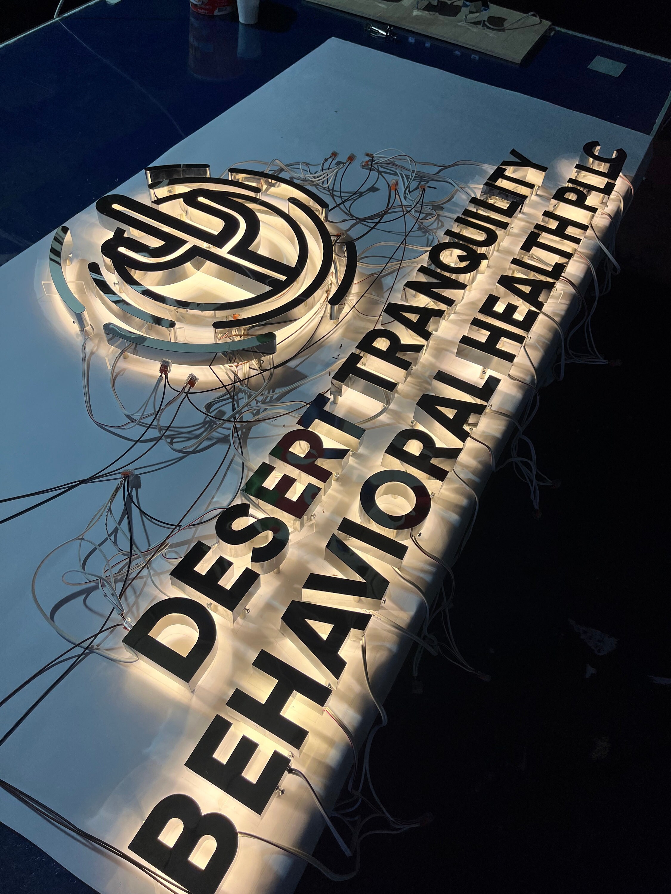 3D Backlit Sign 3D Led Signage Business Sign Company Led - Etsy