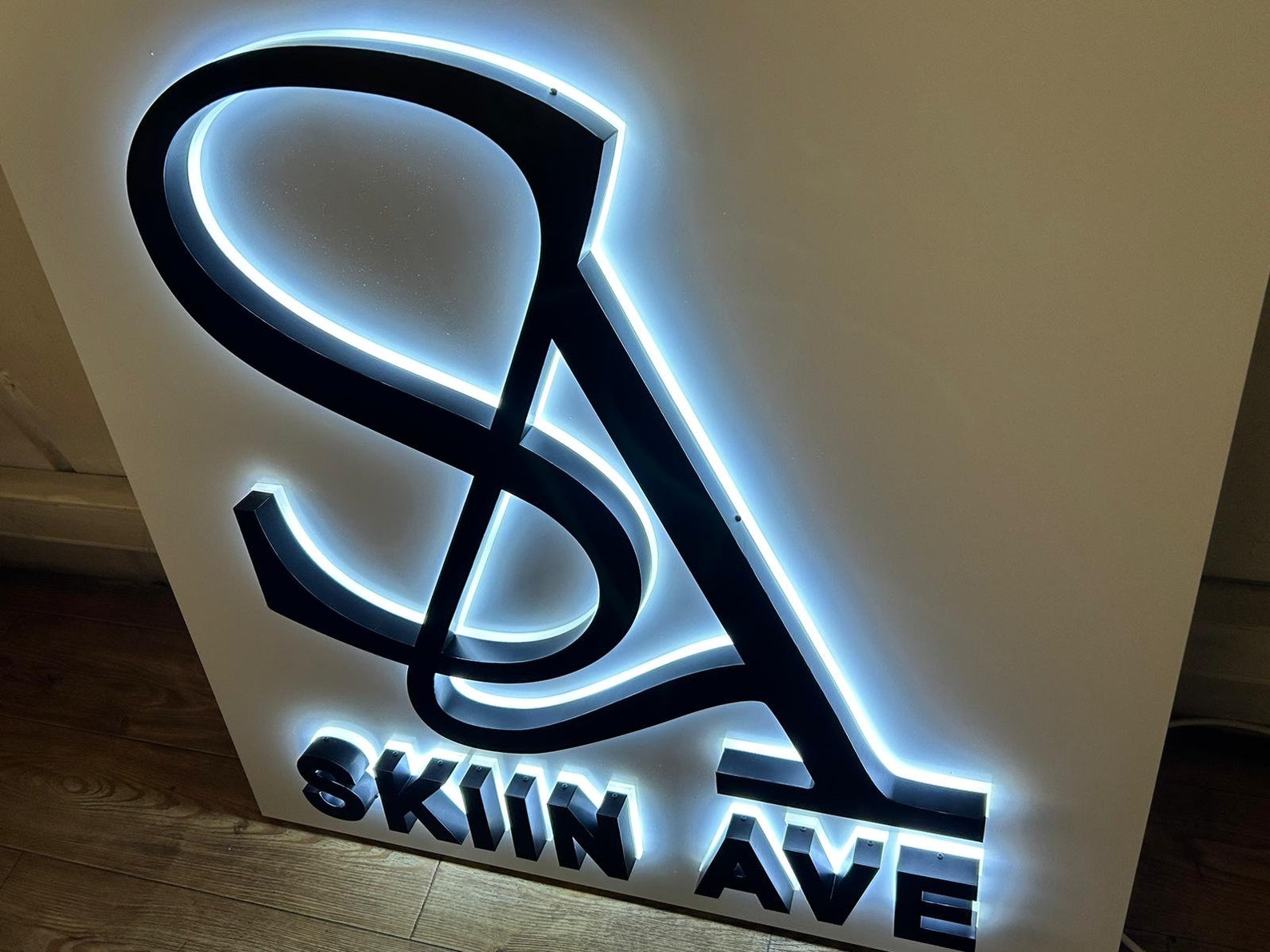 3D Backlit Sign 3D Led Signage Business Sign Company Led - Etsy
