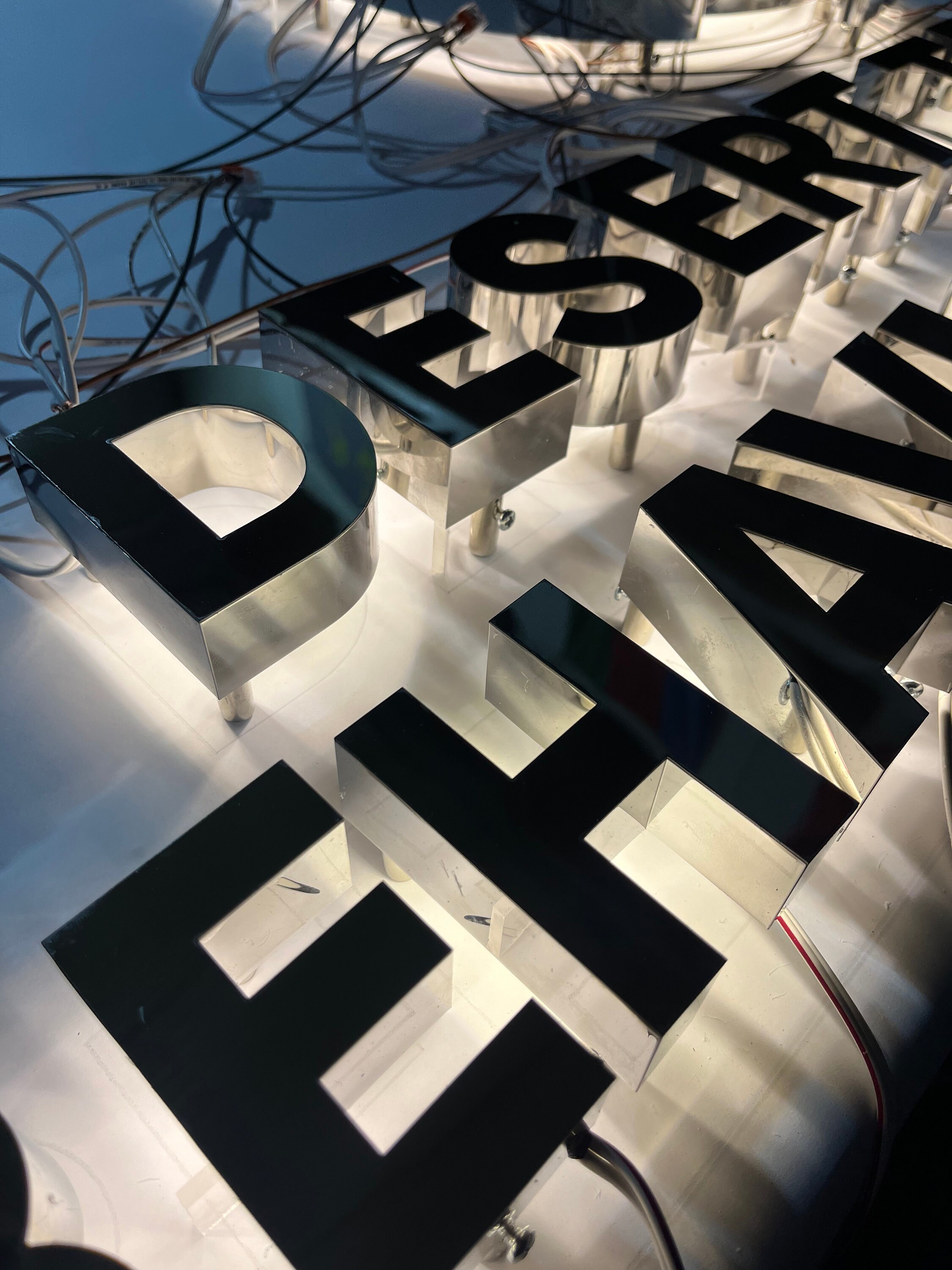 3D Backlit Sign 3D Led Signage Business Sign Company Led - Etsy