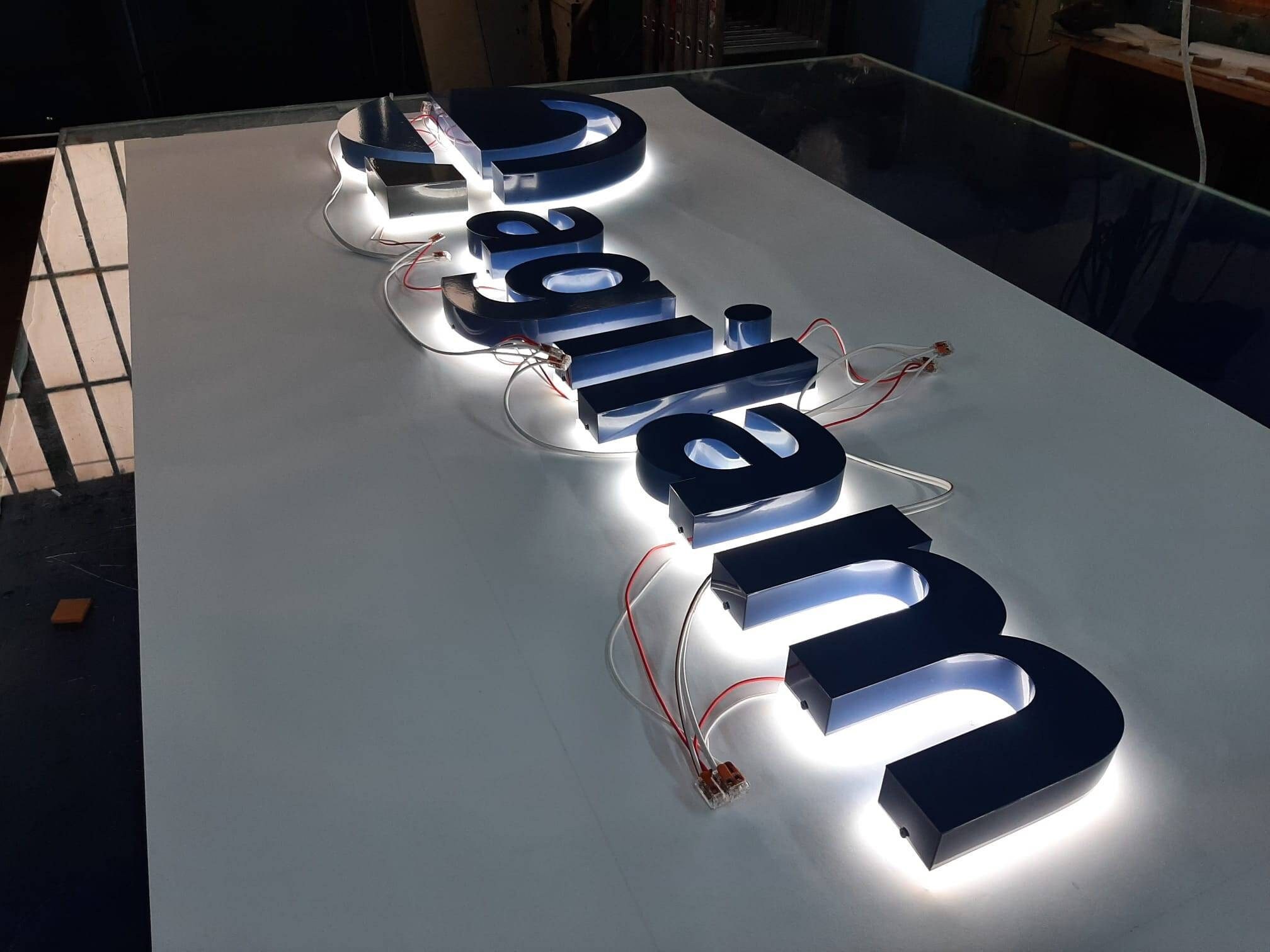 Custom Backlit Sign Sign for Business LED Light Box Backlit - Etsy